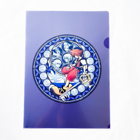 Disney | Office | Disney Kingdom Hearts Sora Stained Glass Folder ...